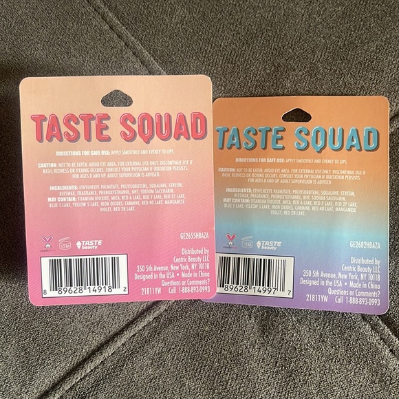 Taste Beauty | Makeup | Taste Squad Lip Balm Set | Poshmark